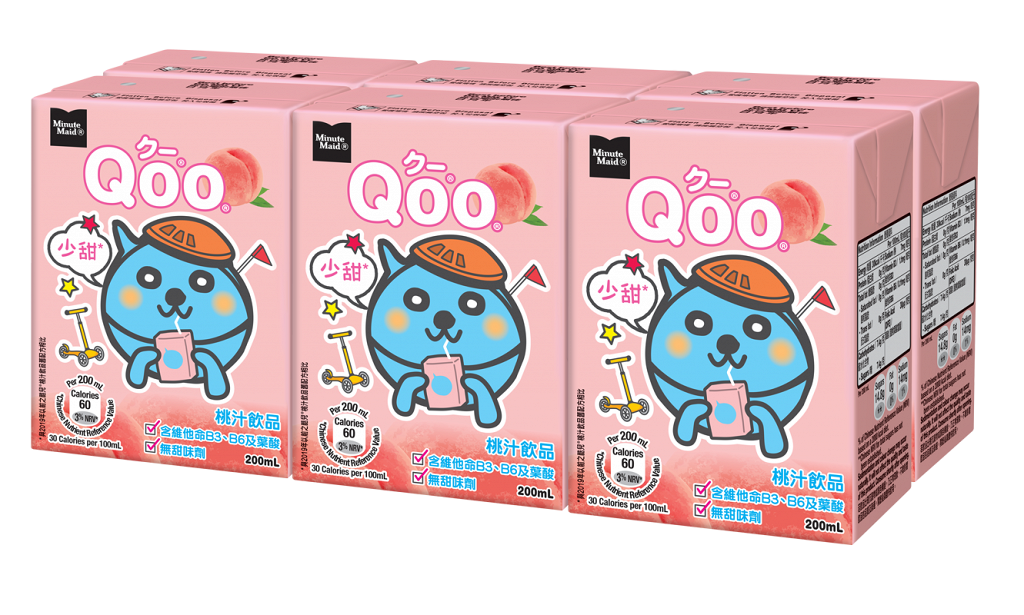 童年回憶果汁飲品Qoo推出少甜版 減糖22%全新包裝3月即將登場 | 港生活 - 尋找香港好去處